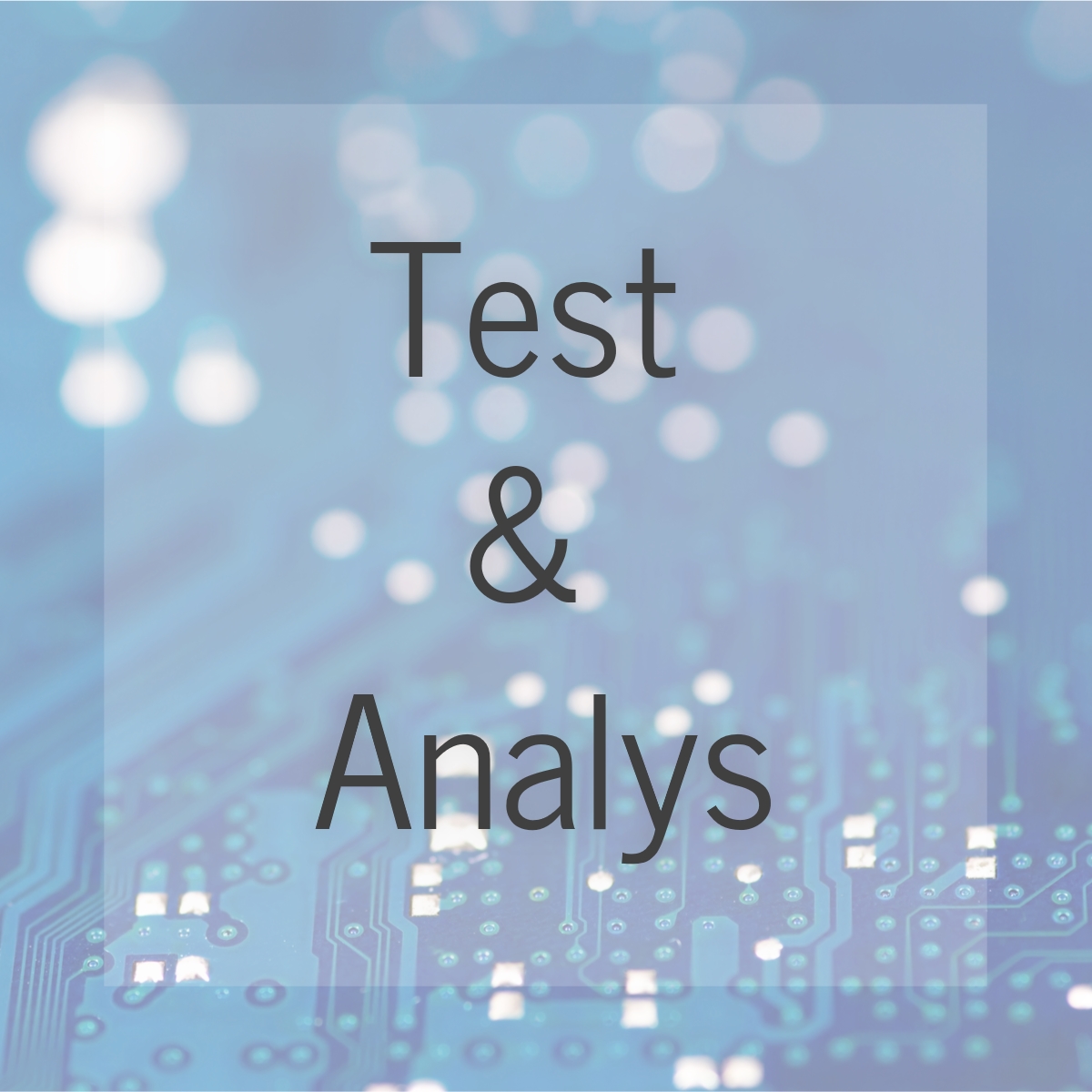 Test & Analytic - ESD Center